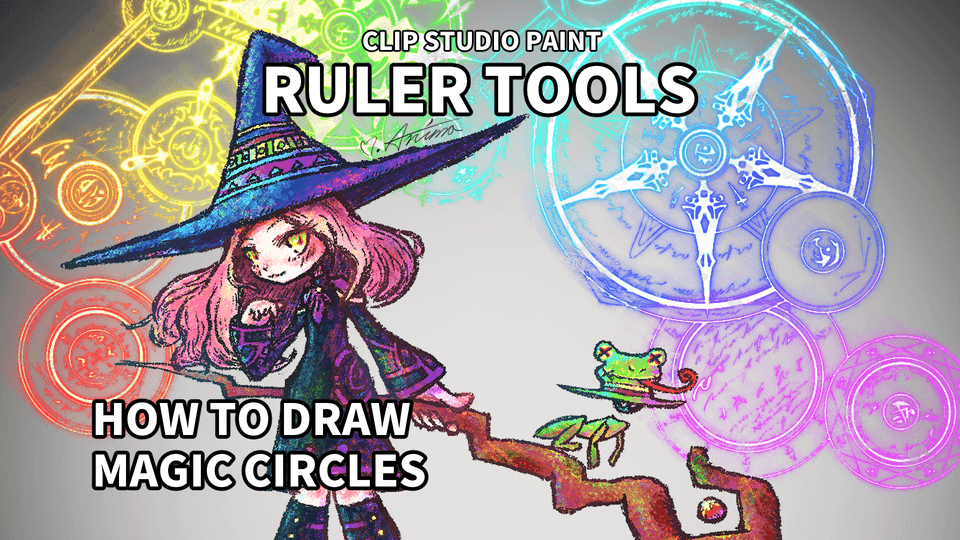 [Video] How to Draw Magic Circles Using Special Rulers/Symmetrical ...