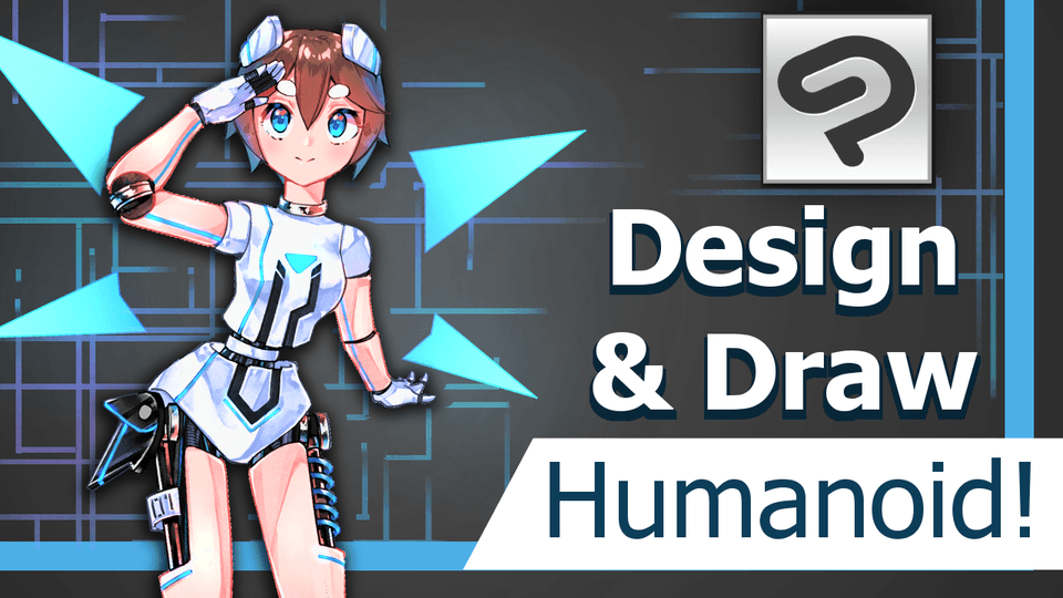 ¡Diseña y Dibuja un Lindo Robot Humanoide! (Video Tutorial) por AZZOUBK ...