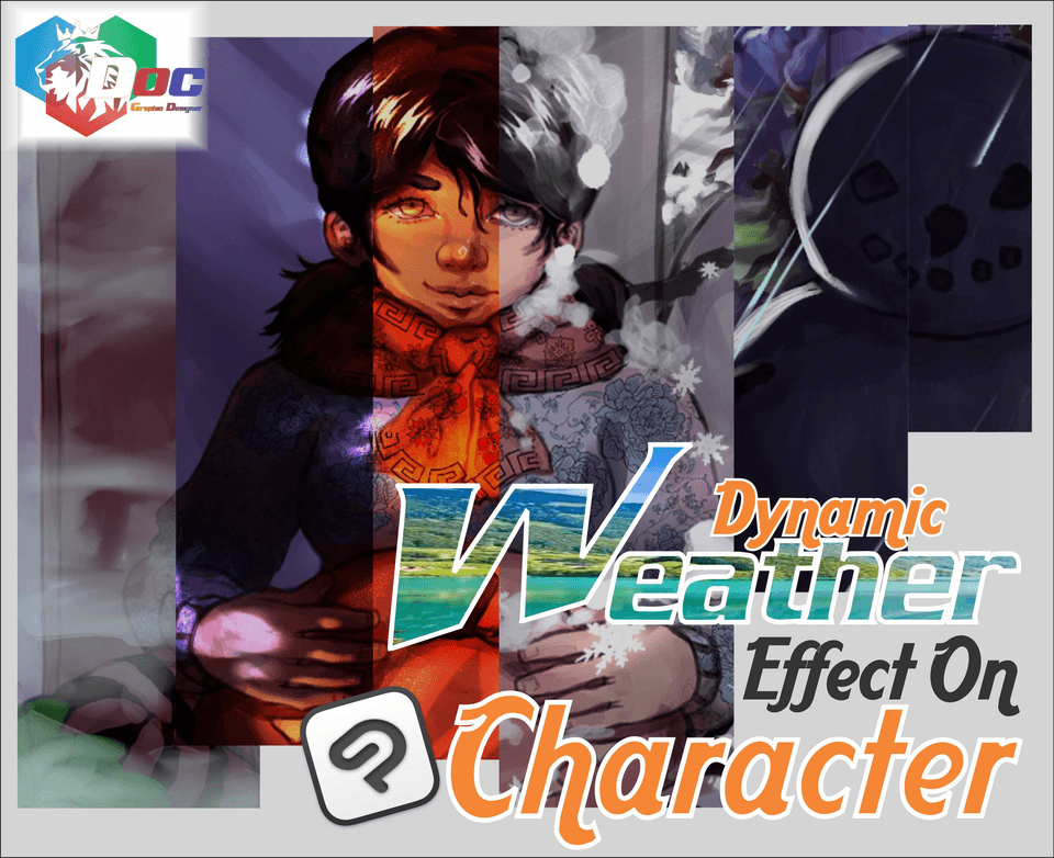 PT 1)Dynamic weather effect on character “Dynamic weather effect on character #1” by Adöv_art ...
