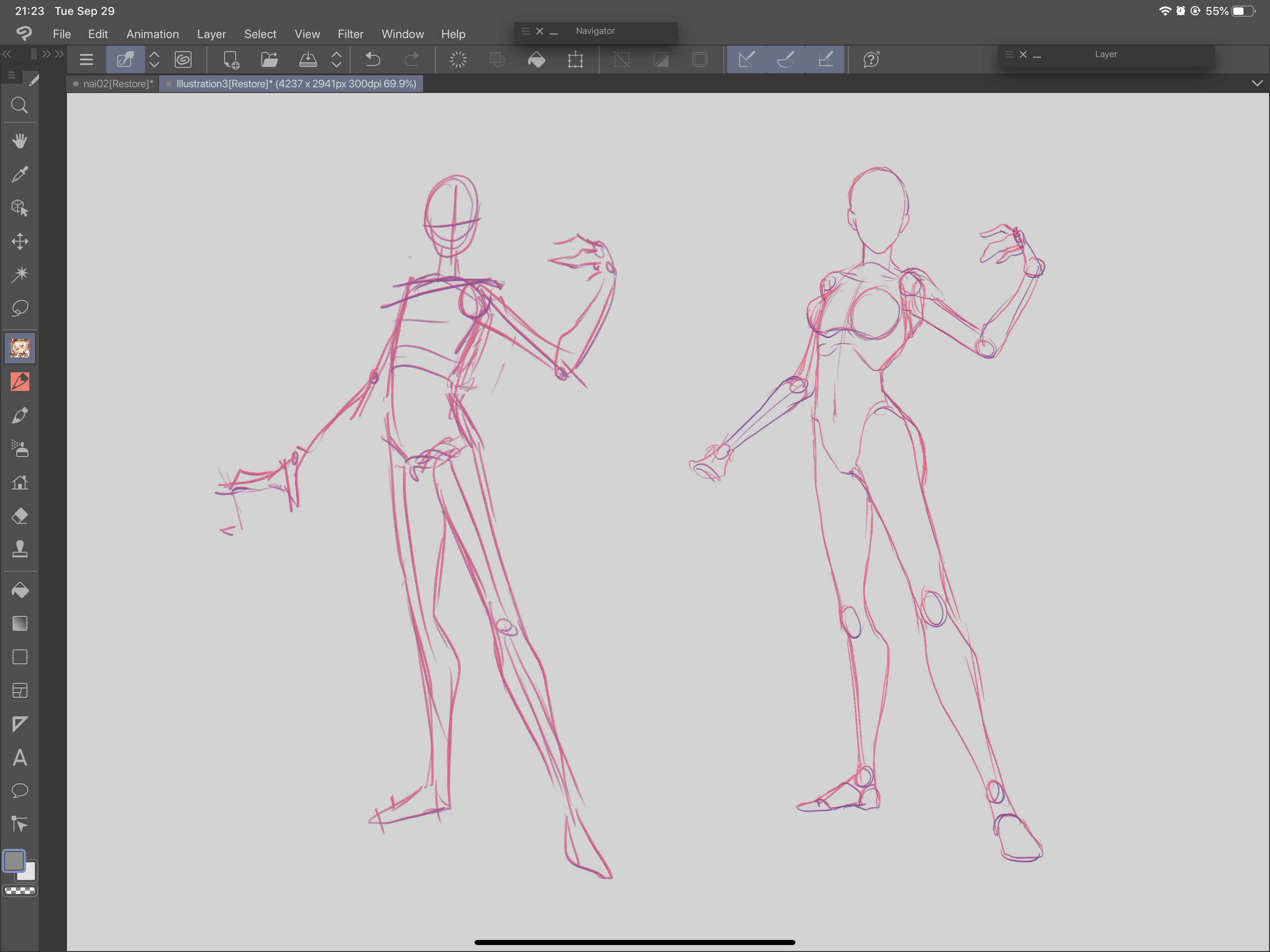 Human Robot Drawings