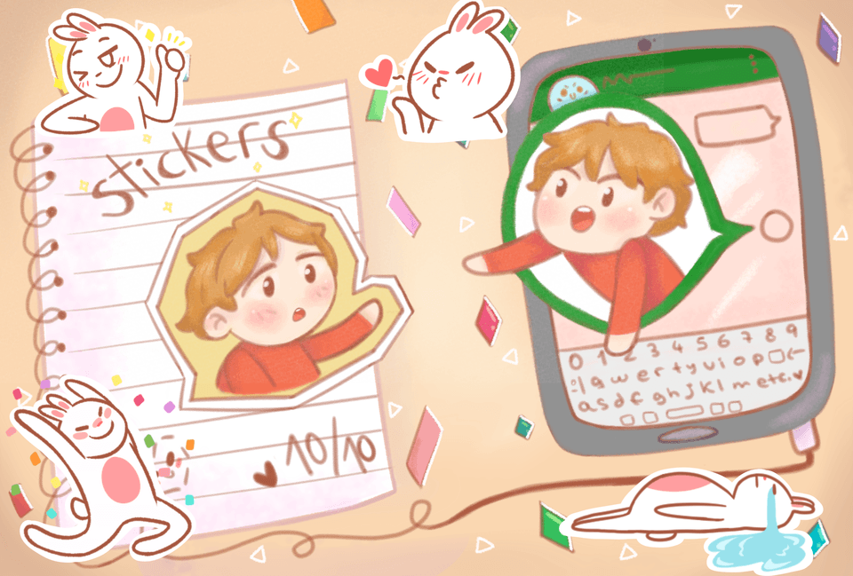 Different ways to bring your stickers to life! by Bani_ty - Make better ...