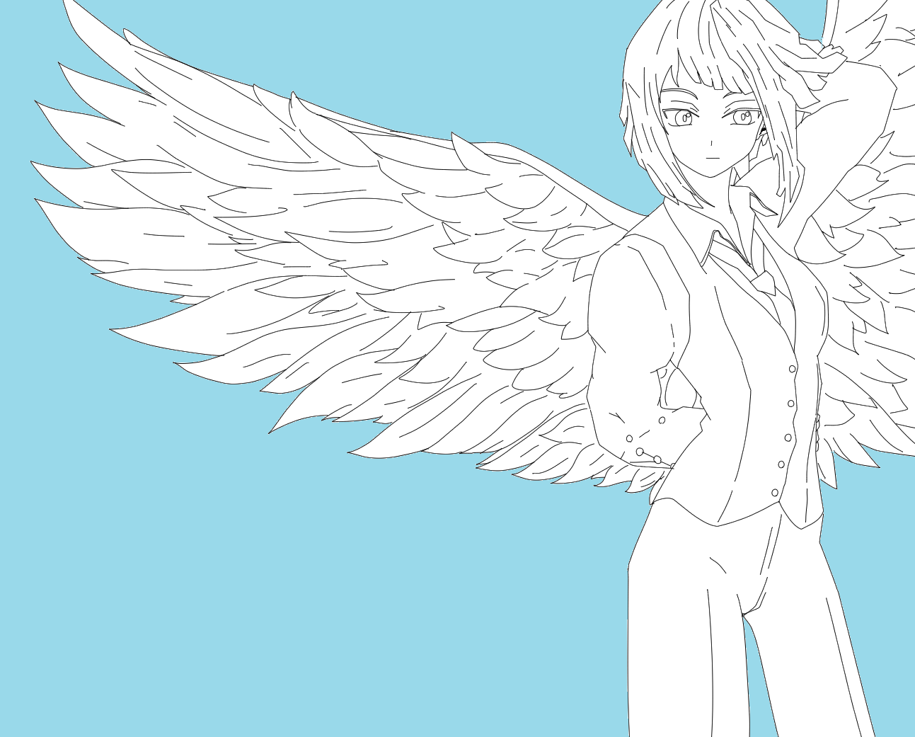 Anime Angel Boy Base