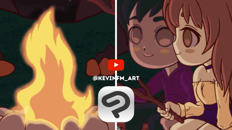 How to animate flames in Clip Studio PAINT by KevinFarias - Make better ...
