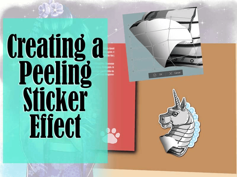 Creando un efecto de pegatina despegada por LizStaley - Tutoriales en comunidad | CLIP STUDIO TIPS