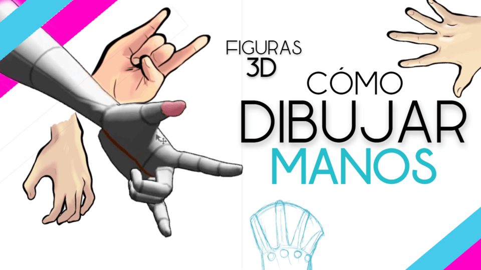 How to DRAW HANDS | Using 3D SHAPES by Mr Pyuku - Make better art ...