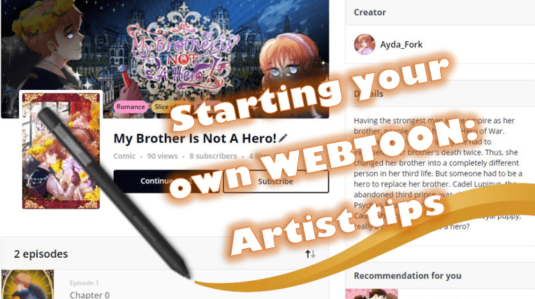Starting your own WEBTOON: Artist tips by AydaFork - Make better art ...