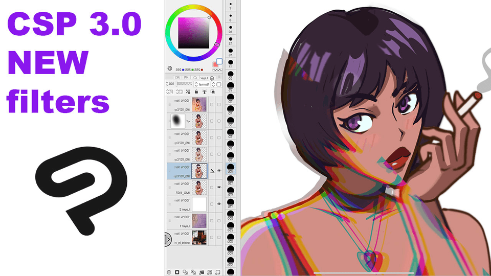 Favorite New Filters - Clip Studio Paint 3.0 by TamilVolk - Make better art | CLIP STUDIO TIPS