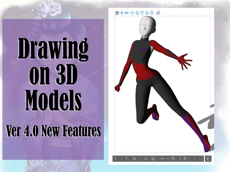 CSP 4.0 Drawing on 3D Models by LizStaley - Make better art | CLIP ...