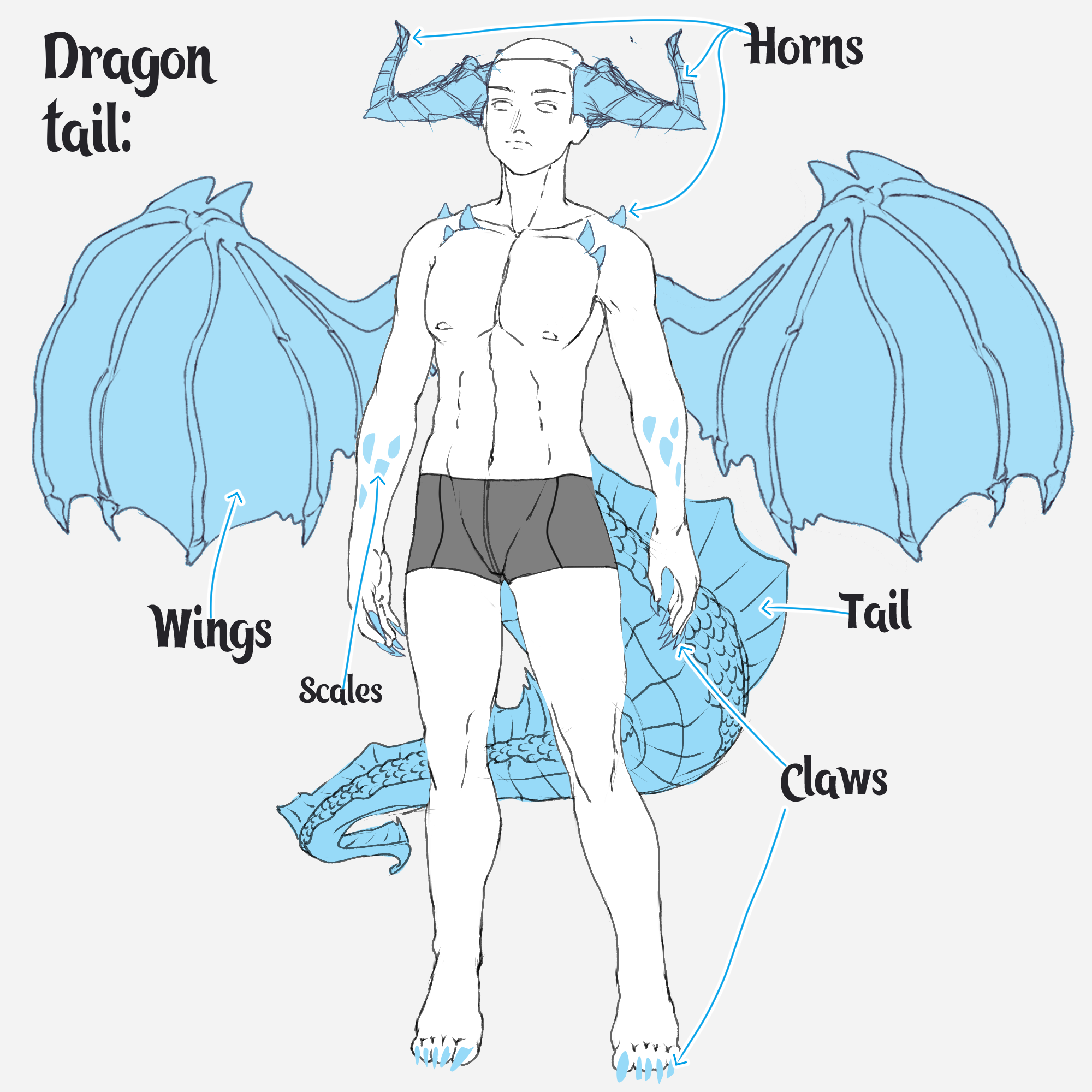 Dragon Human Hybrid Male