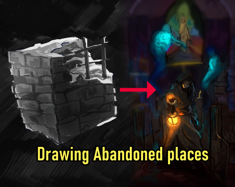 Drawing Abandoned places! “Tutorials #3” by lunaticmoonart - Make ...