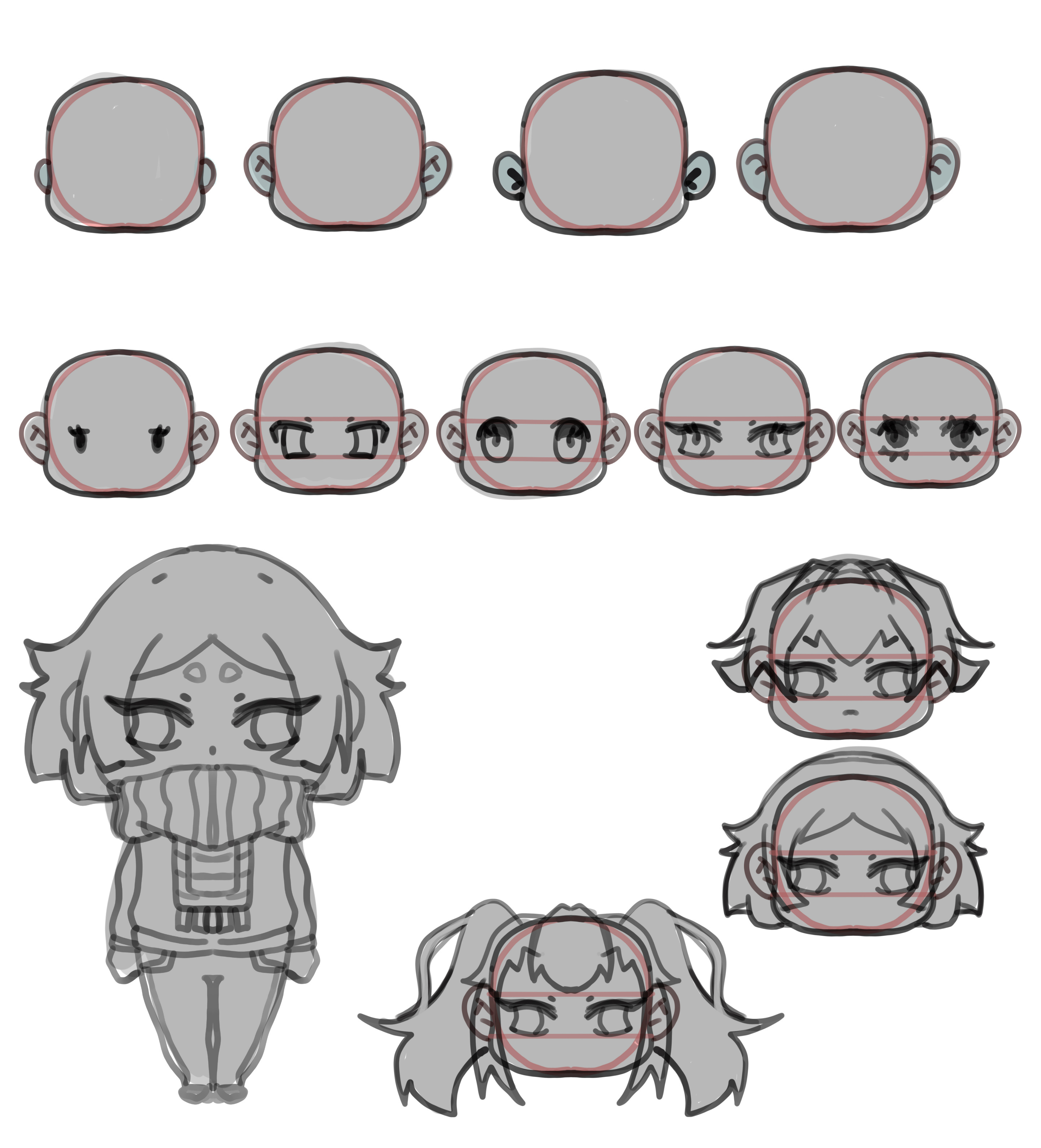 How To Draw Simple Chibi Faces Trusper