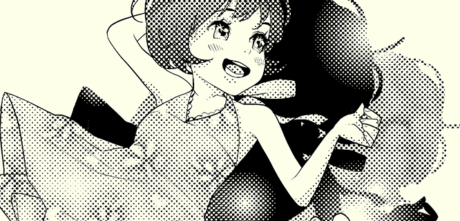 Using halftone dots (screentones) to enhance your images! “Recommended ...