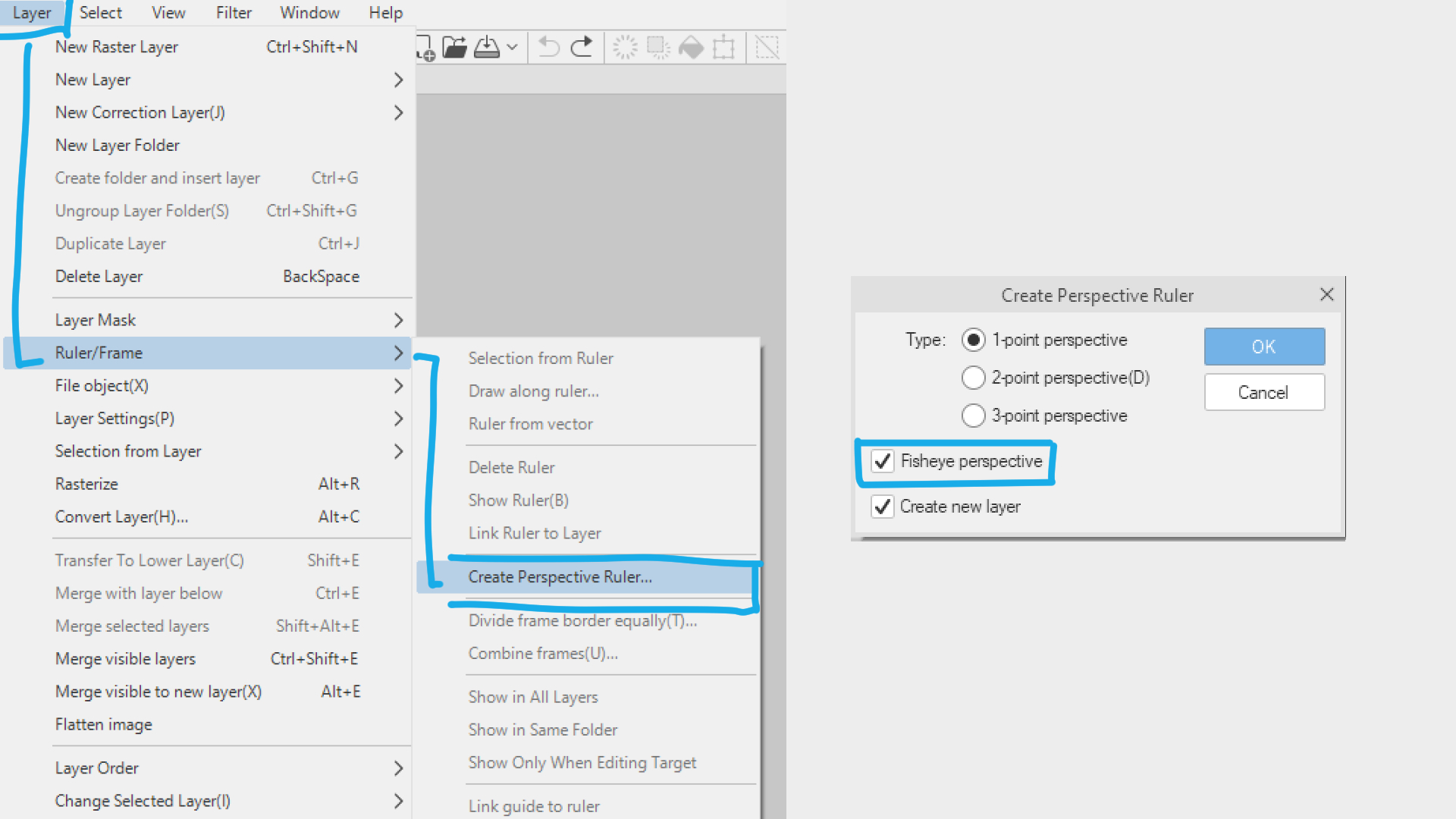 Fish-eye Lens Effect in Clip Studio (Diagonal & Circular) by ED. - Make ...
