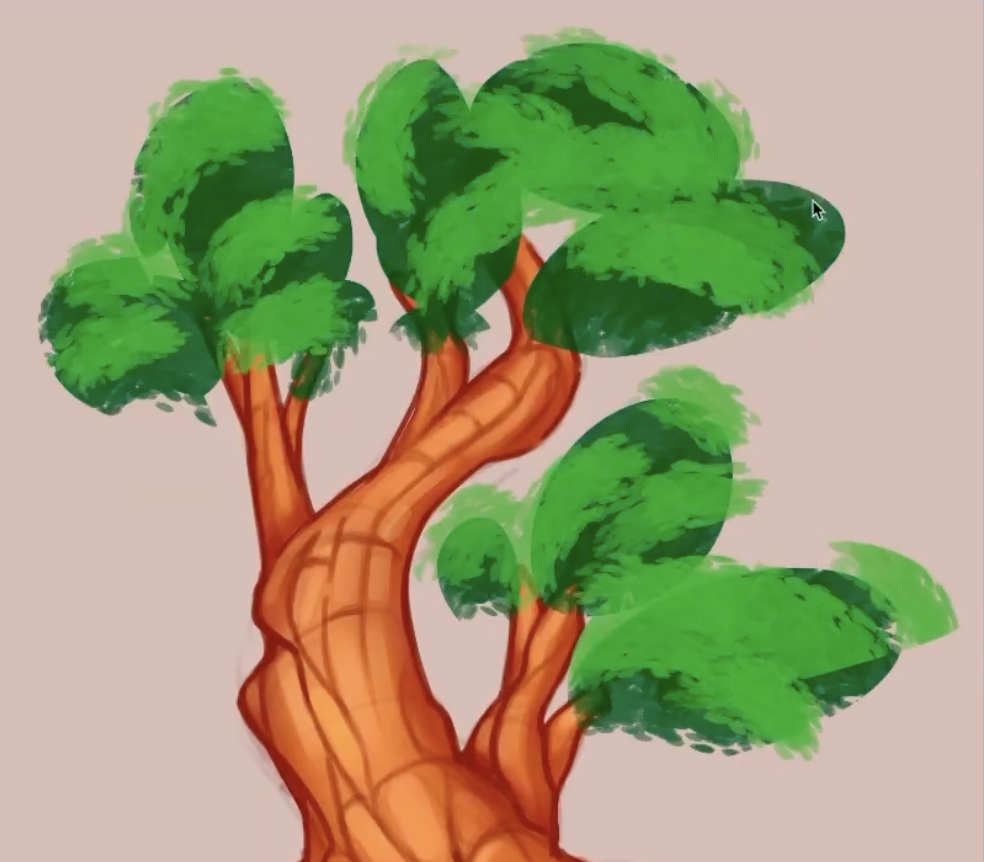 Big Tree Drawing Easy With Colour