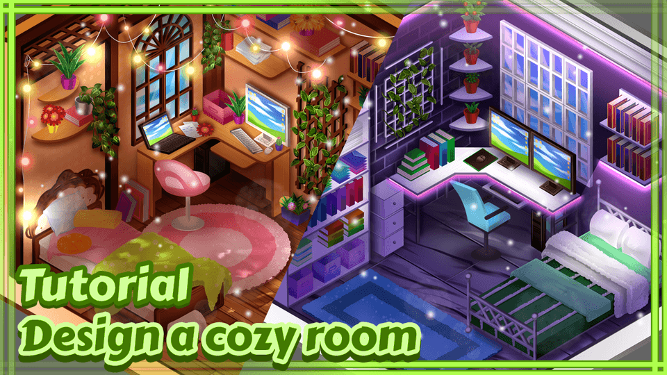 What makes a room look cozy? (Isometric version) by TsuDrawing - Make ...