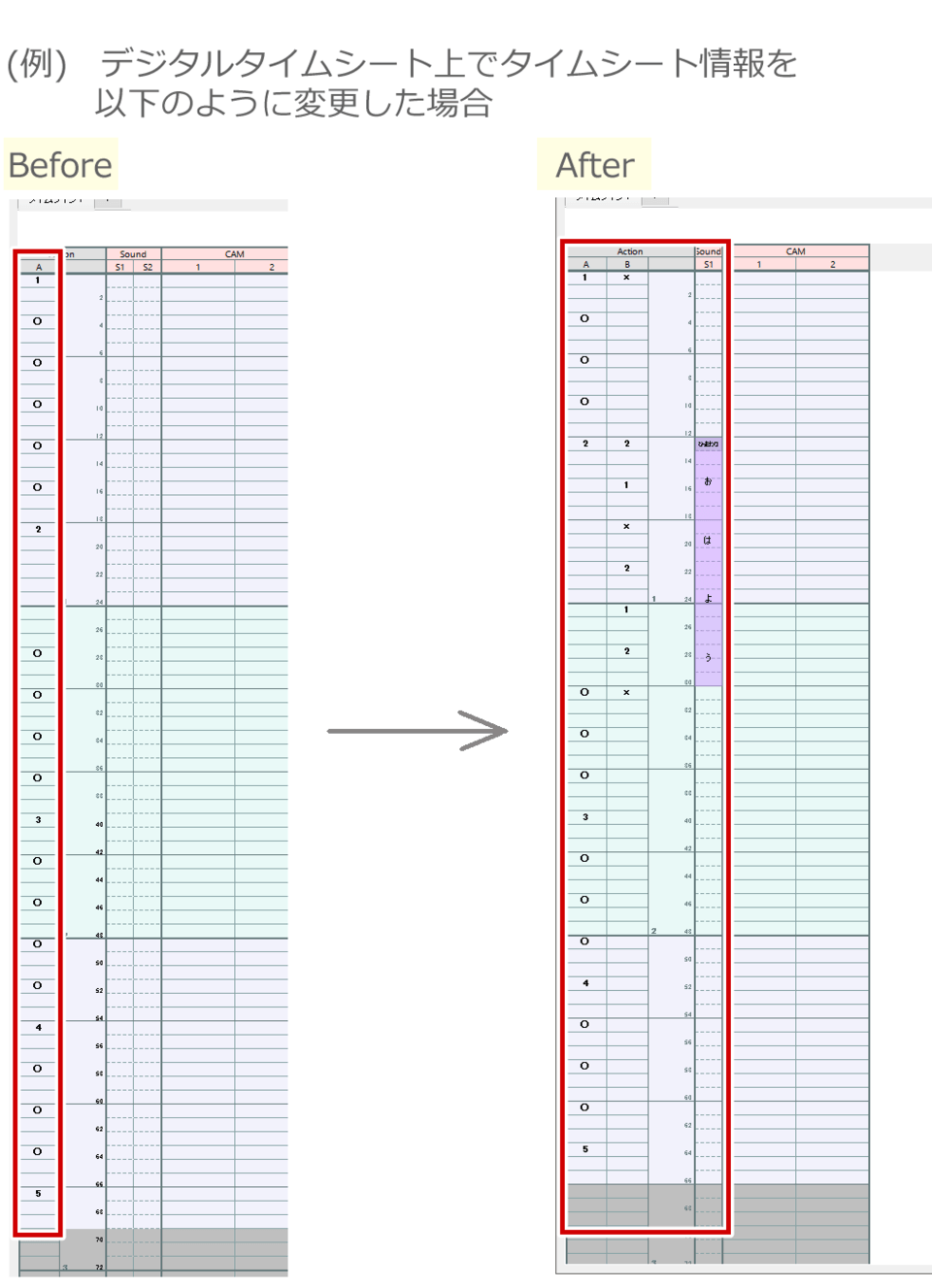 2. 타임 시트 정보 가져 오기 / 내보내기 "Toei Animation Digital Exposure Sheet 사용법 #2 ...
