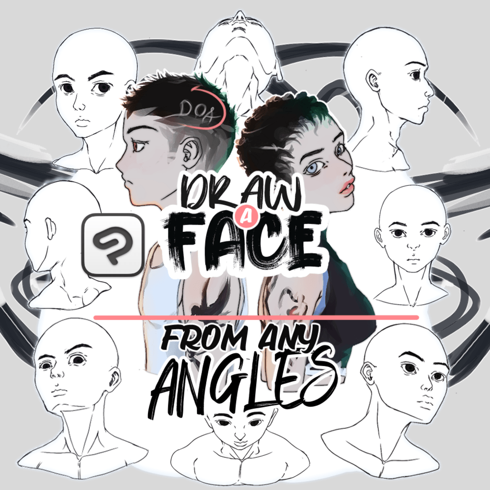 (CSP) 어떤 각도에서든 얼굴 그리기 by Adöva_art - 그림 그리는 요령 | CLIP STUDIO TIPS
