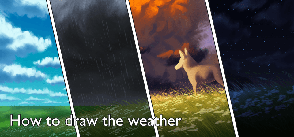 Tutorial: How to draw the weather by gavran_vrani - Make better art ...
