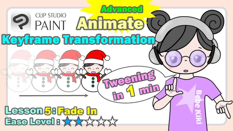 [Keyframe Transformation] Fading In Effect in 1 Minute! “Animation - Keyframe Transformation #3 ...