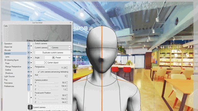 Fish-eye Lens Effect in Clip Studio (Diagonal & Circular) by ED. - Make ...