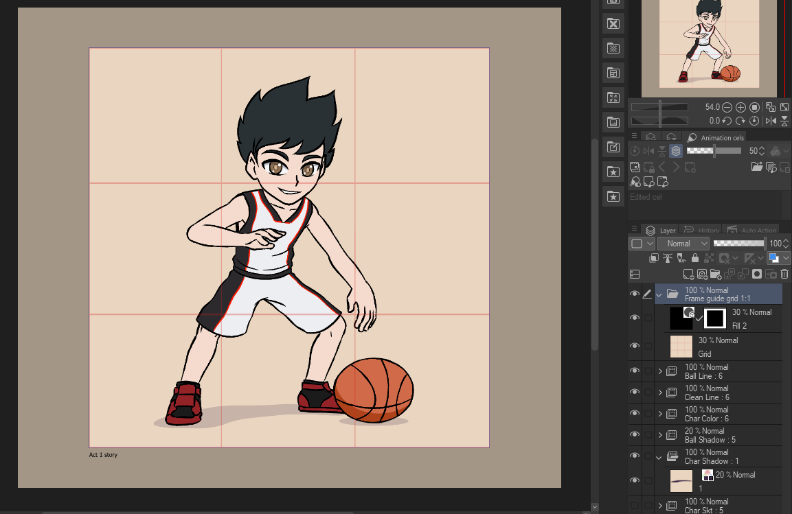 People Animation Basketball