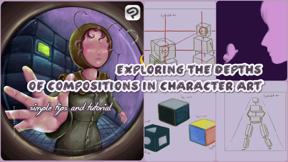Exploring the Depths of Compositions in Character Art | Tips by ...