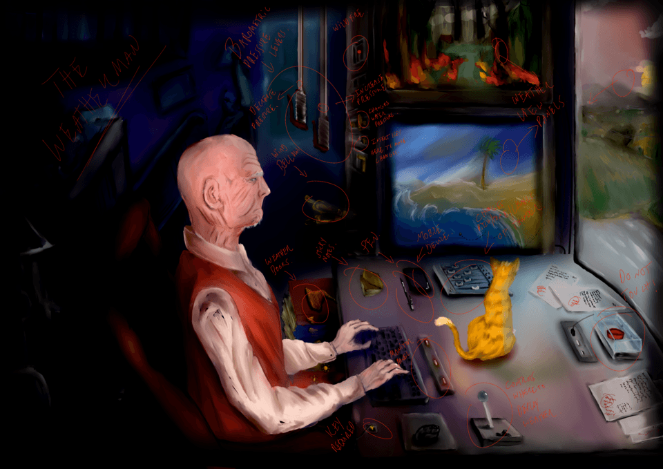 The Weatherman (Illustration Contest: expired) “Speedpaints (CSP) #1 ...