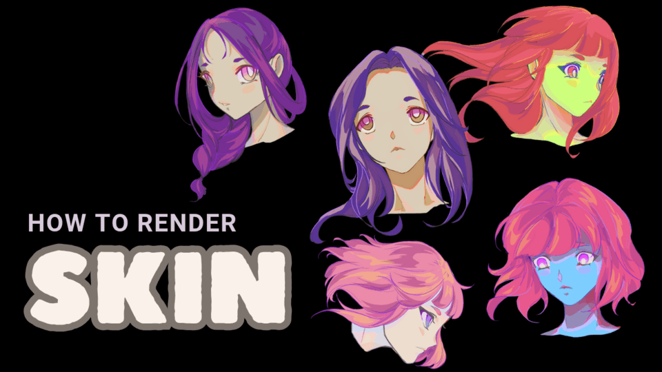 Digital coloring skin tones : Basic to complex “Character design #3” by ...