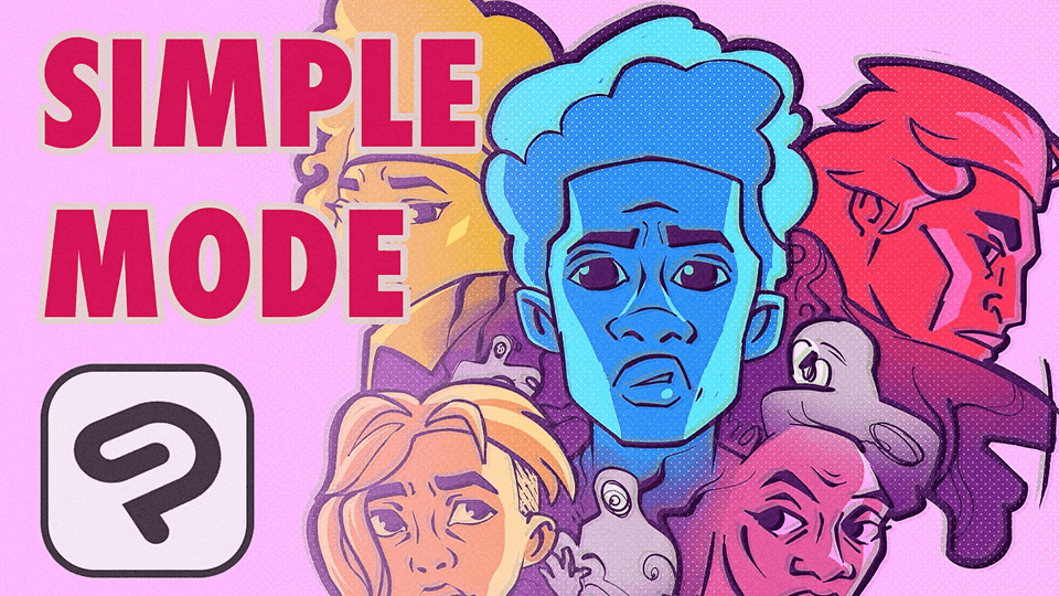 Simple Mode In Clip Studio Paint IPad Tutorial By TamilVolk Make