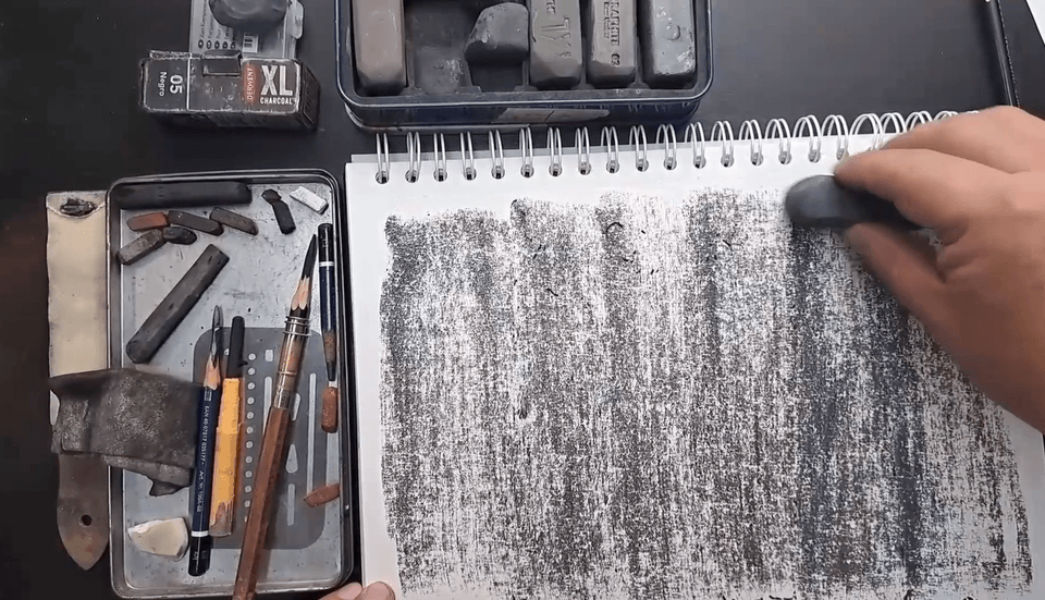 Master pencil drawing by creating textures and brushes by Jorge ...