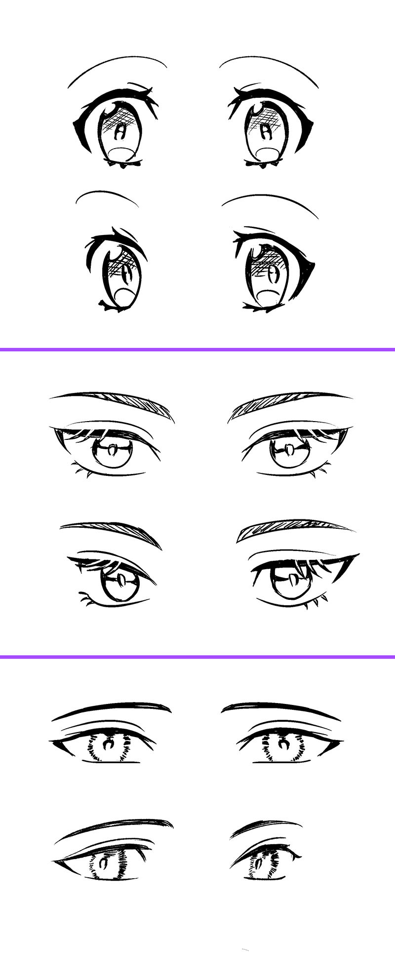 Chibi Male Eyes