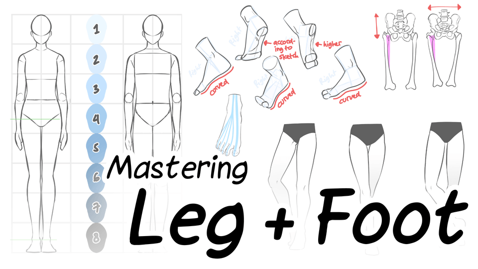Mastering Leg and Foot by Cheishiru - Make better art | CLIP STUDIO TIPS