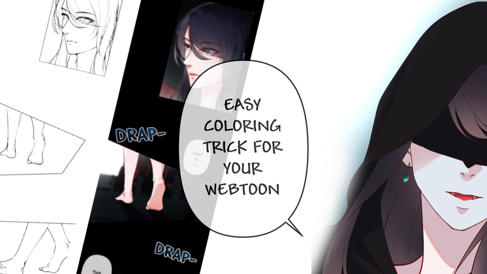Truque Fácil de Coloração para Seu Webtoon “Webtoon #5” por O_kids ...