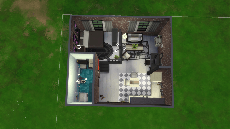 How to draw a room in perspective with help from the sims by Artac ...