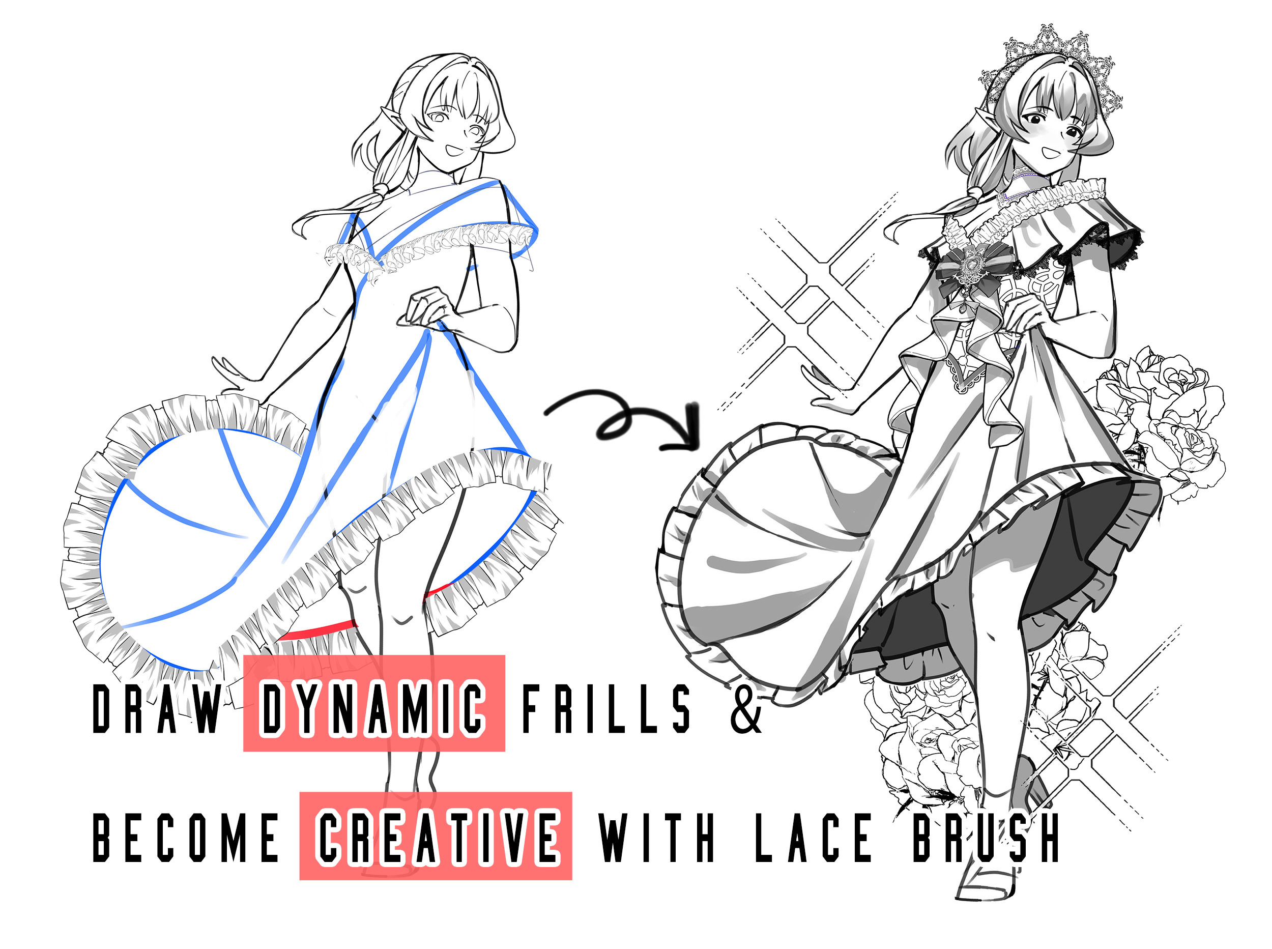 How To Draw A Lace Pattern In Adobe Illustrator