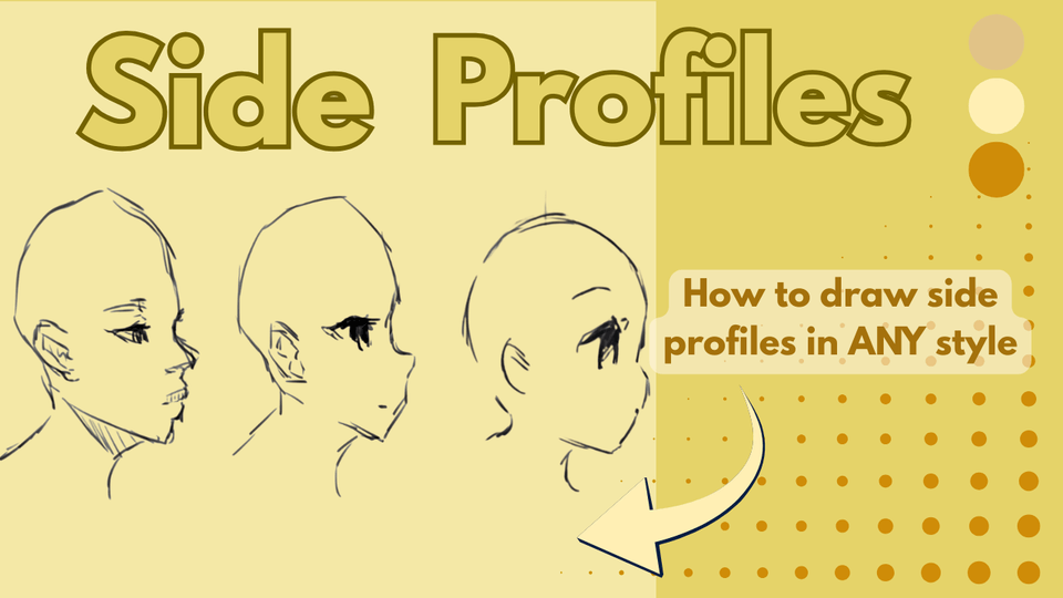 Simple ways to draw side profiles in ANY style!!! by mintleaf - Make ...