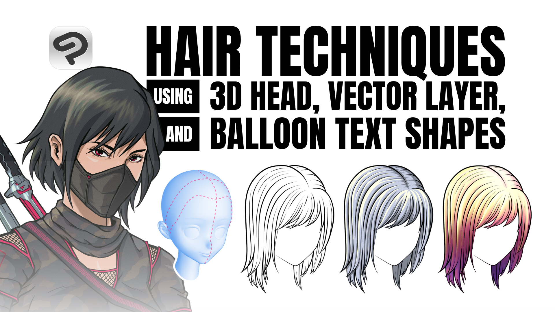 3d Cartoon Head Shapes