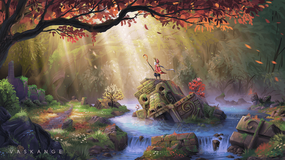 Creating landscape concept art with CLIP STUDIO PAINT by vaskange ...