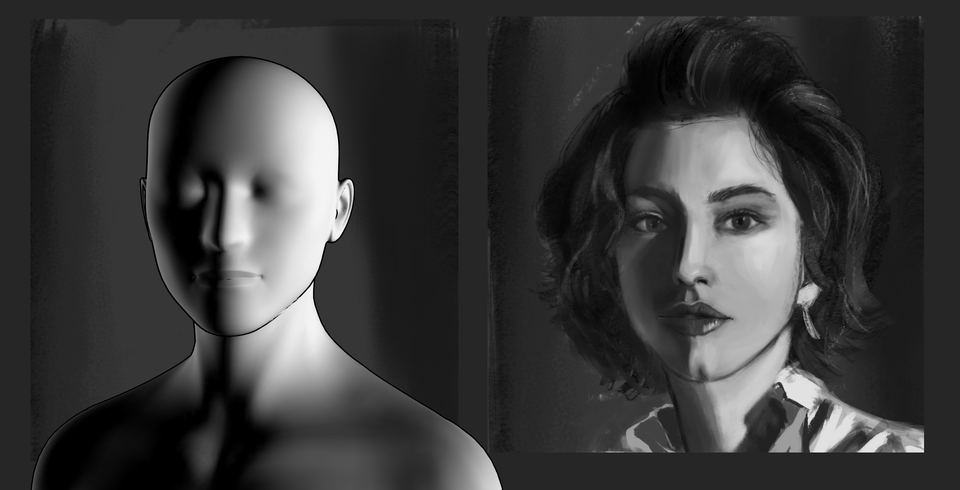How to Use 3D Models as a Light Guide for Realistic Portraits by ...