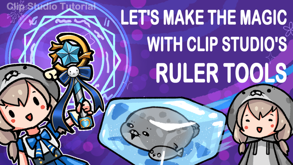 Let’s make the magic with Clip studio's ruler tools!! by viciaia - Make ...