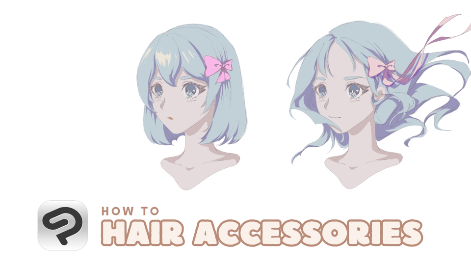 Full guide for hair decorations “Character design #6” by make.art.alive ...