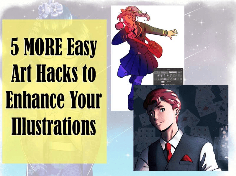 Five MORE Art Hacks to Enhance Your Illustrations by LizStaley - Make ...