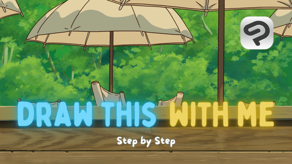 How to Draw and Coloring Japanese Landscape Background Anime “Drawing ...