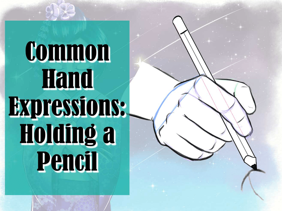 연필로 손으로 그림 그리기