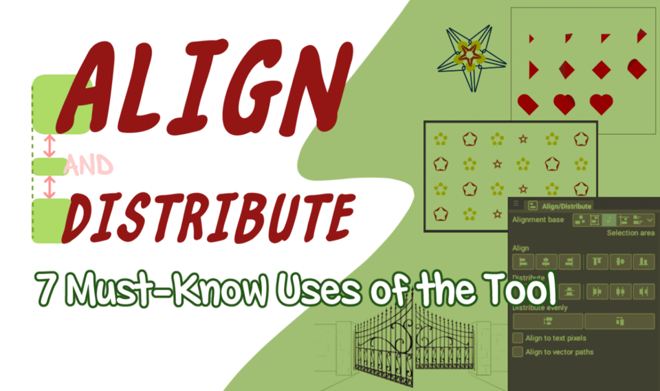 Top 7 Practical Uses of Align/Distribute Tool by N.Ahsan - Make better art | CLIP STUDIO TIPS