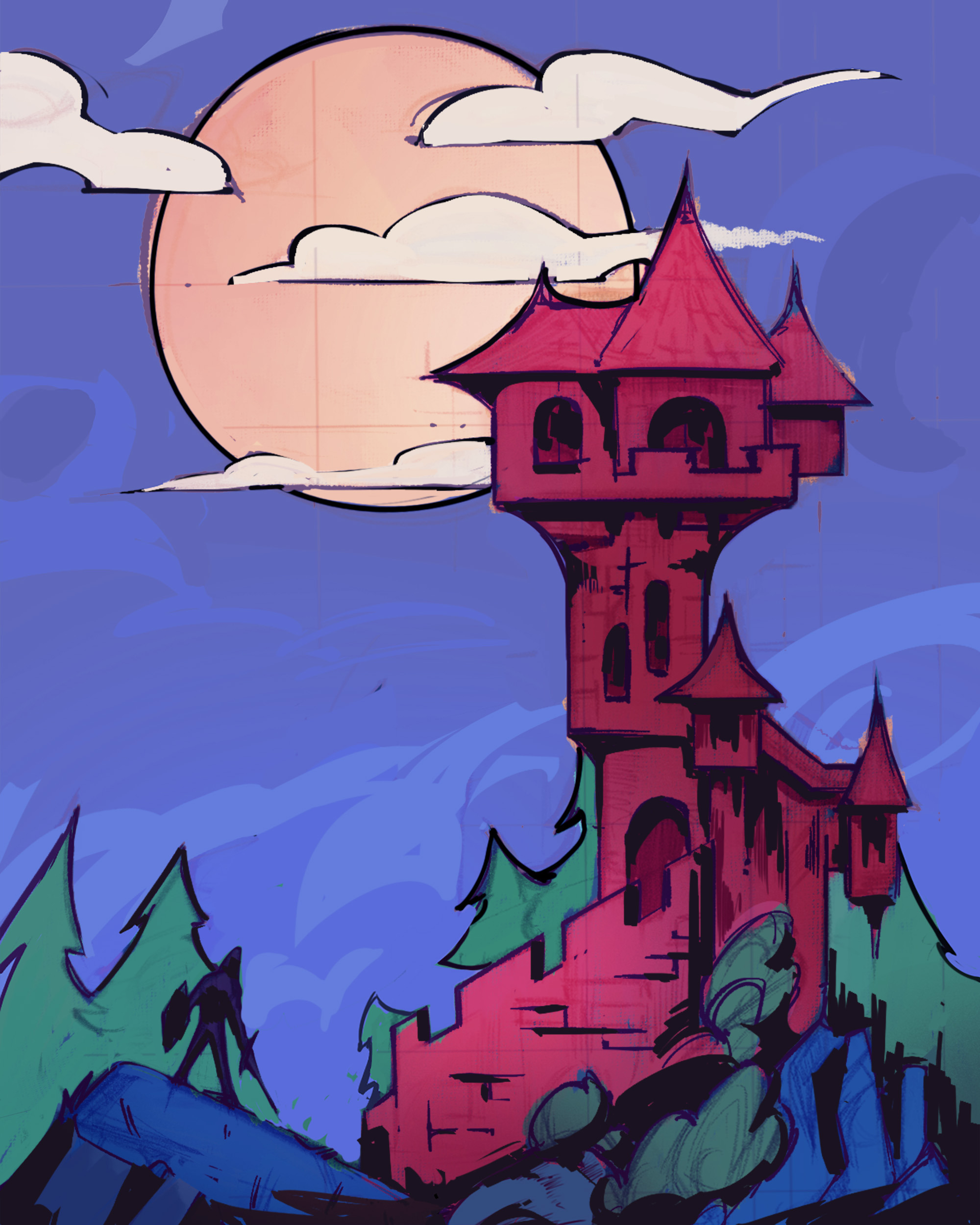 Easy Fantasy Drawing