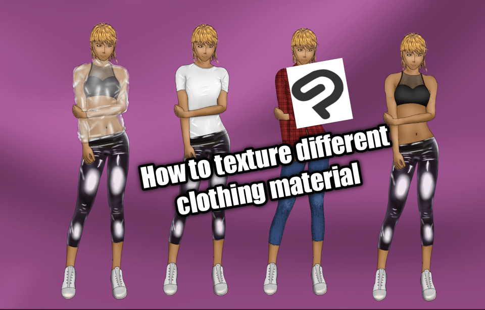 How to texture different clothing materials by Pete111 - Make better ...