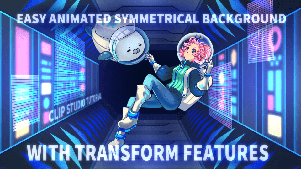 Easy animated symmetrical background with Transform features by viciaia ...