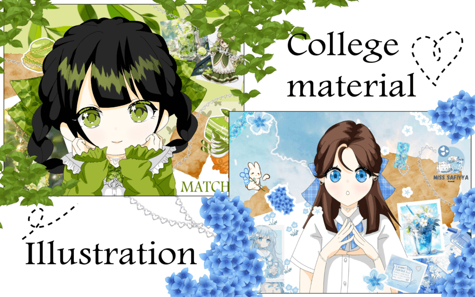 how to draw a college illustration by Miss.safiyyakawaii - Make better ...