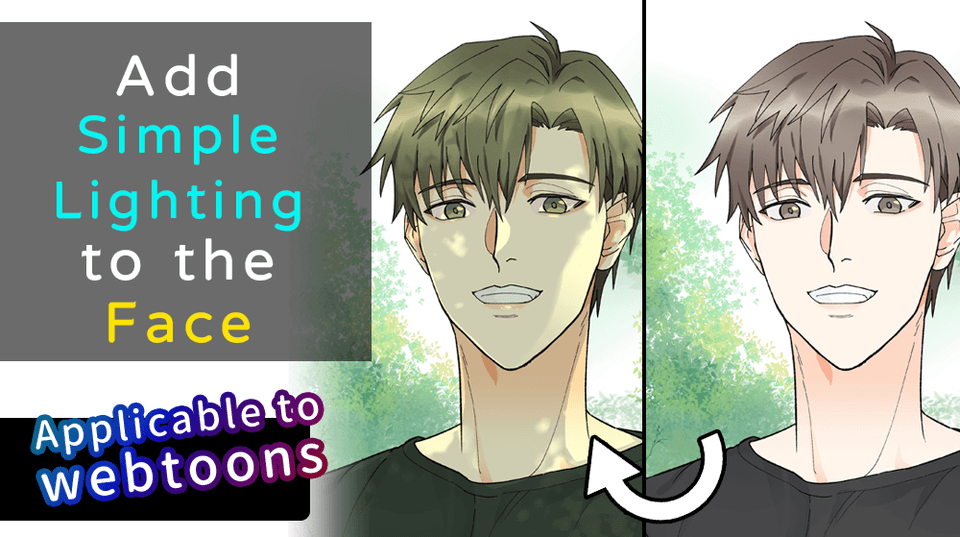 Add simple lighting to the face (Applicable to webtoons) by Nelviy - Make better art | CLIP ...
